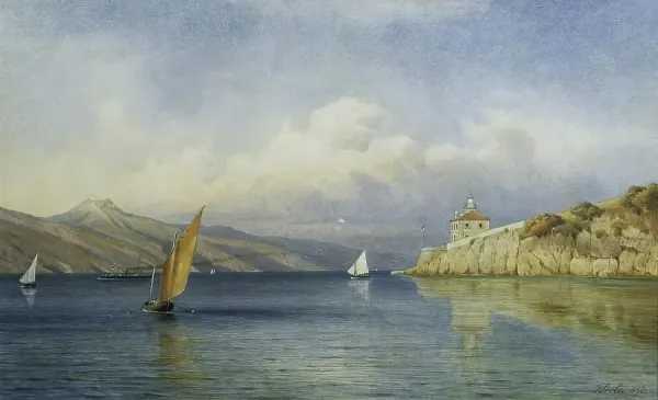 The Prestenizza beacon on the island of Cherso Our beautiful Wall Art ...