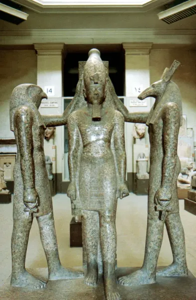 Anubis And Horus Statue