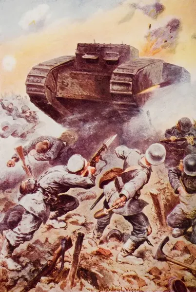 Tanks In Action. By Stanley Wood Our beautiful Wall Art and Photo Gifts ...