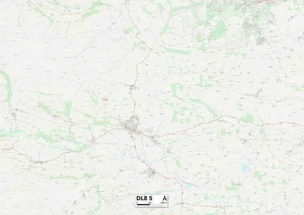 Nordwestengland, Dales National Park, DL8 5 Karte Unsere schönen ...