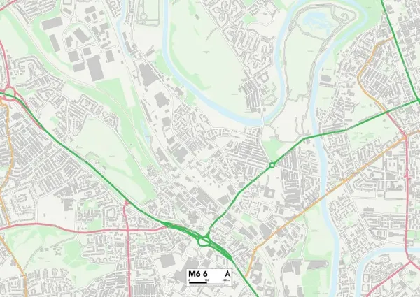 Salford, M6, 7 Kartenausweis Unsere schönen Wandkunst- und ...