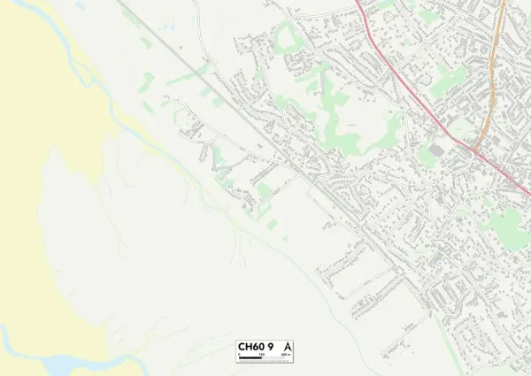 Wirral CH60 9 Karte Unsere schönen Wandkunst- und Fotogeschenke ...