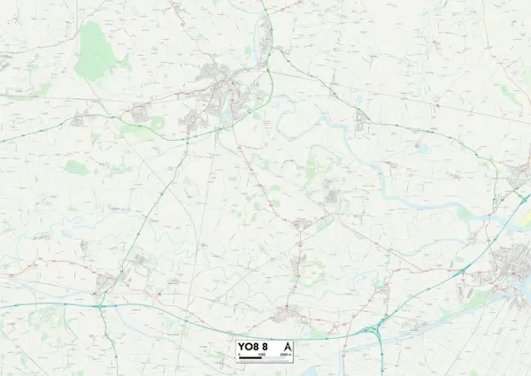 York YO8 8 Karte Unsere schönen Wandkunst- und Fotogeschenke umfassen ...