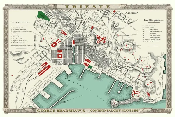 Xl Joinery Trieste Map Old Maps Of Trieste