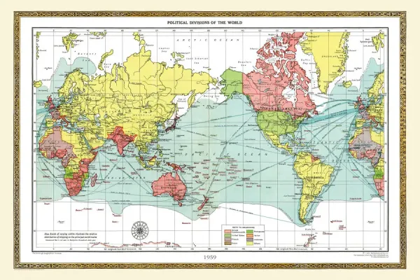 World Map 1959