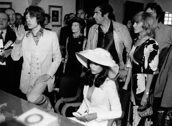 Mick Jagger Og Bianca