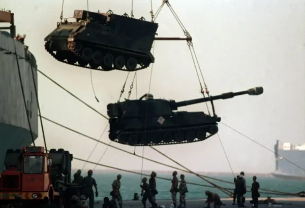 Opération Desert Storm Tanks