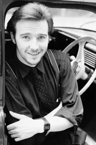 Midge Ure Singer Pop Group Ultravox Music Sitting In Car