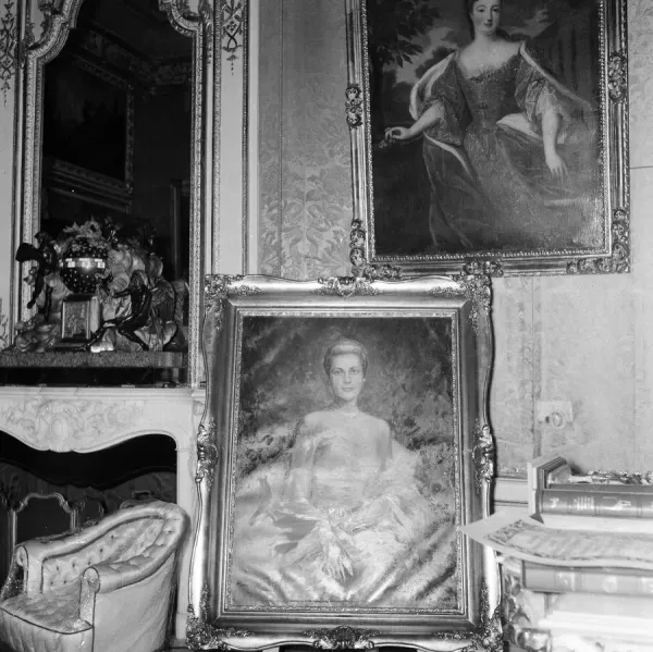 Portraits of Grace Kelly at the Princes Palace of Monaco