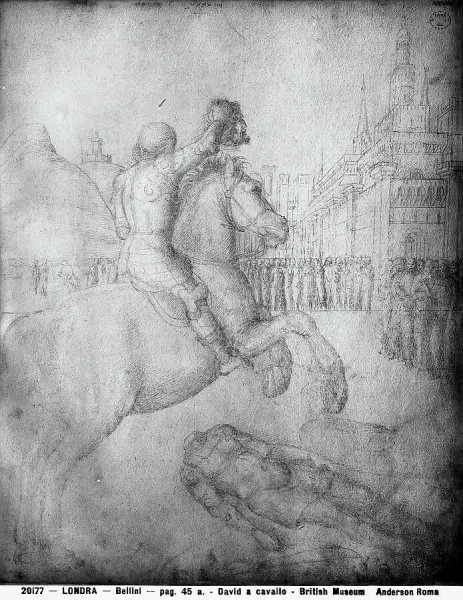 David And Goliath Drawing