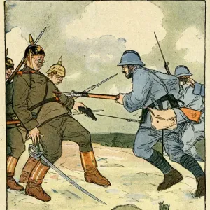 Trench Warfare Ww1 Cartoon