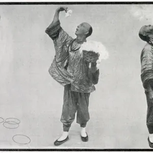 Rival Chinese magicians Chung Ling Soo & Ching Ling Foo