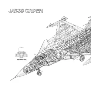 Convair F-102 Delta-Dagger-Schnittzeichnung Unsere schönen Wandkunst ...