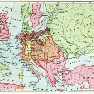 Map Of Europe 1600 To 1700