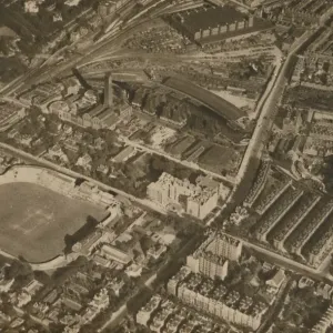 Aerial view of Hotel Great Central and Regents Park, London