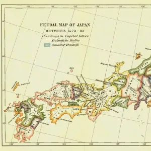Japanese Feudalism Map
