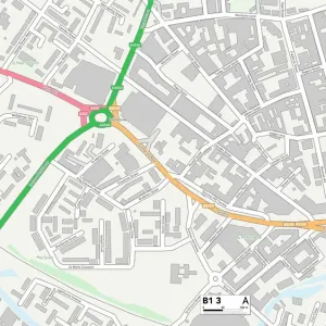 Postcode Sector Maps Art Prints Collection