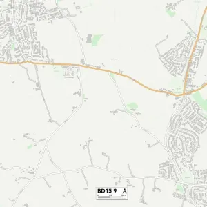 Postcode Sector Maps Art Prints Collection