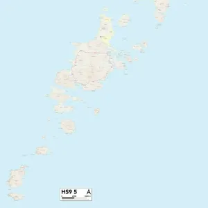 Postcode Sector Maps Art Prints Collection