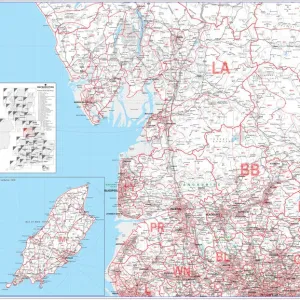 Swindon SN3 4 Map available as Framed Prints, Photos, Wall Art and ...