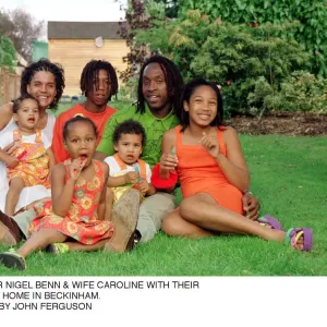 Nigel Benn, boxer, in ring after beating Tim Williams at #20165086