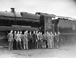 County Class Locomotives Art Prints, Posters & Puzzles