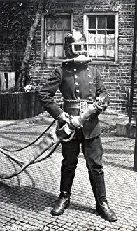 Smoke Helmet Photo Prints