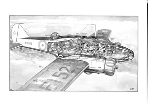 Military Aviation 1903-1945 Cutaways Art Prints, Posters & Puzzles