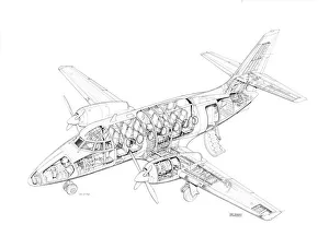 General Aviation Cutaways Art Prints, Posters & Puzzles
