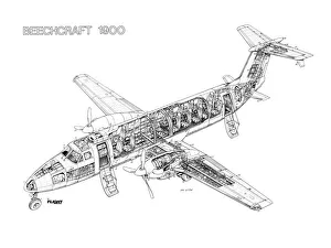 General Aviation Cutaways Art Prints, Posters & Puzzles