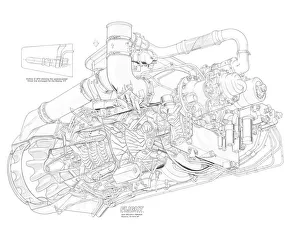 Aeroengines - Jet Cutaways Prints