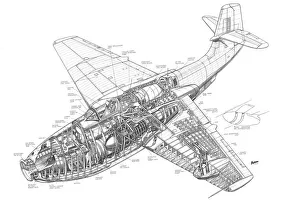 General Aviation Cutaways Art Prints, Posters & Puzzles