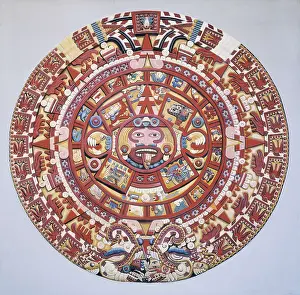 Aztec Calendar Art Prints, Posters & Puzzles