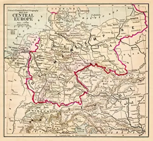 Switzerland (Maps Charts) Gallery available as Framed Prints, Photos ...