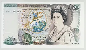 20 Pounds Banknote Art Prints, Posters & Puzzles
