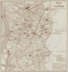 Cairo Map Art Prints, Posters & Puzzles