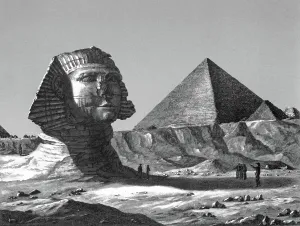 Great Sphinx Of Giza Drawing