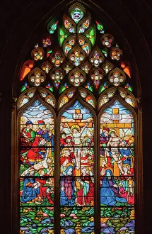 Stained glass windows (Gothic Architecture)