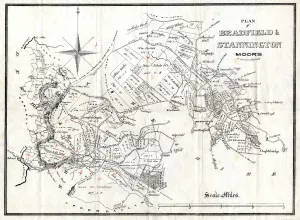 Maps of Bradfield Art Prints, Posters & Puzzles