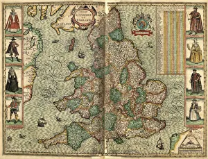 John Speed's County Maps, 1611 Art Prints, Posters & Puzzles