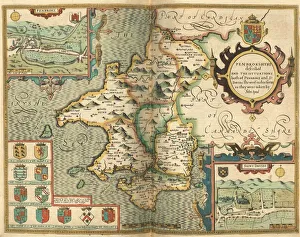 John Speed's County Maps, 1611 Art Prints, Posters & Puzzles