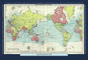 World Maps (Map Marketing) available as Framed Prints, Photos, Wall Art ...