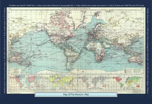 Media Storehouse: Historical World Map 1962