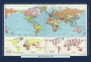 Media Storehouse: Historical World Map 1970