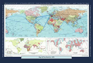 Historical World Map 1979 Collection of Photo Prints and Gifts