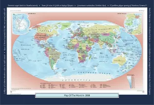 Historical World Map 2008 Art Prints, Posters & Puzzles