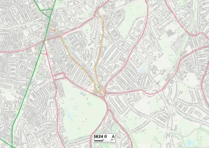 SE - London SE (Postcode Sector Maps) (Map Marketing)