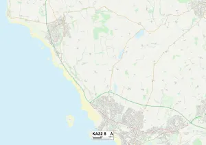 KA - Kilmarnock (Postcode Sector Maps) (Map Marketing)