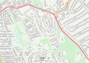 CH - Chester (Postcode Sector Maps) (Map Marketing)