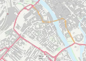 YO - York (Postcode Sector Maps) (Map Marketing)